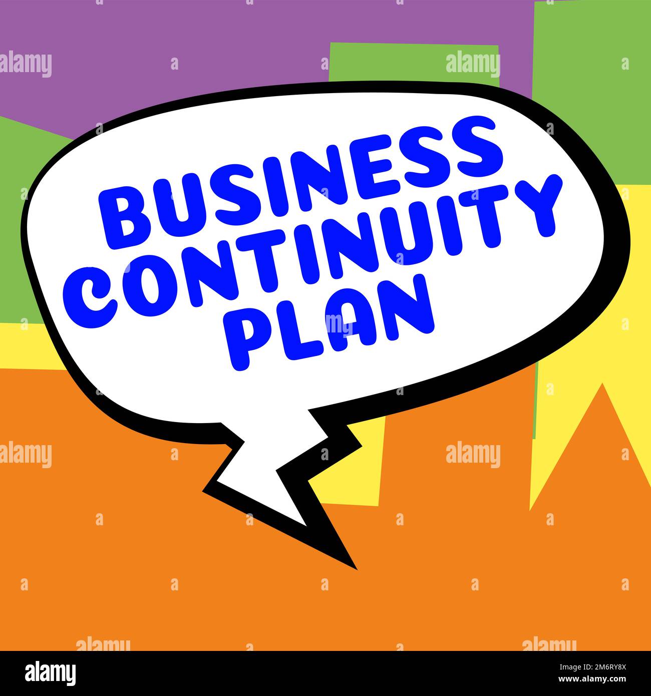 Hand writing sign Business Continuity Plan. Business concept creating ...