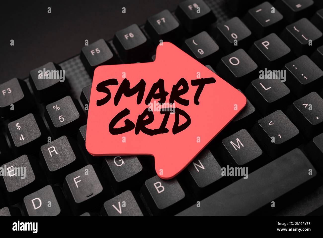 Conceptual caption Smart Grid. Concept meaning includes of operational ...
