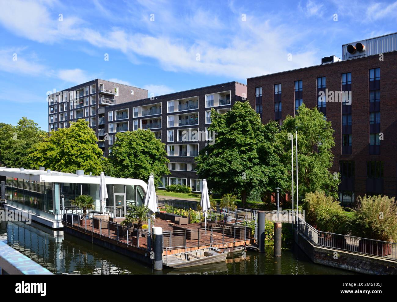 Port Oberhafen in the Hanse City Hamburg Stock Photo - Alamy