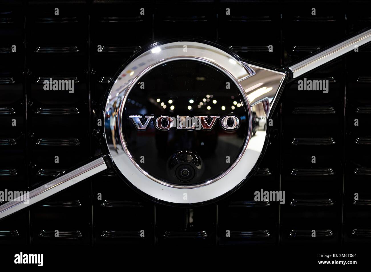 Volvo logo emblem sign Stock Photo - Alamy