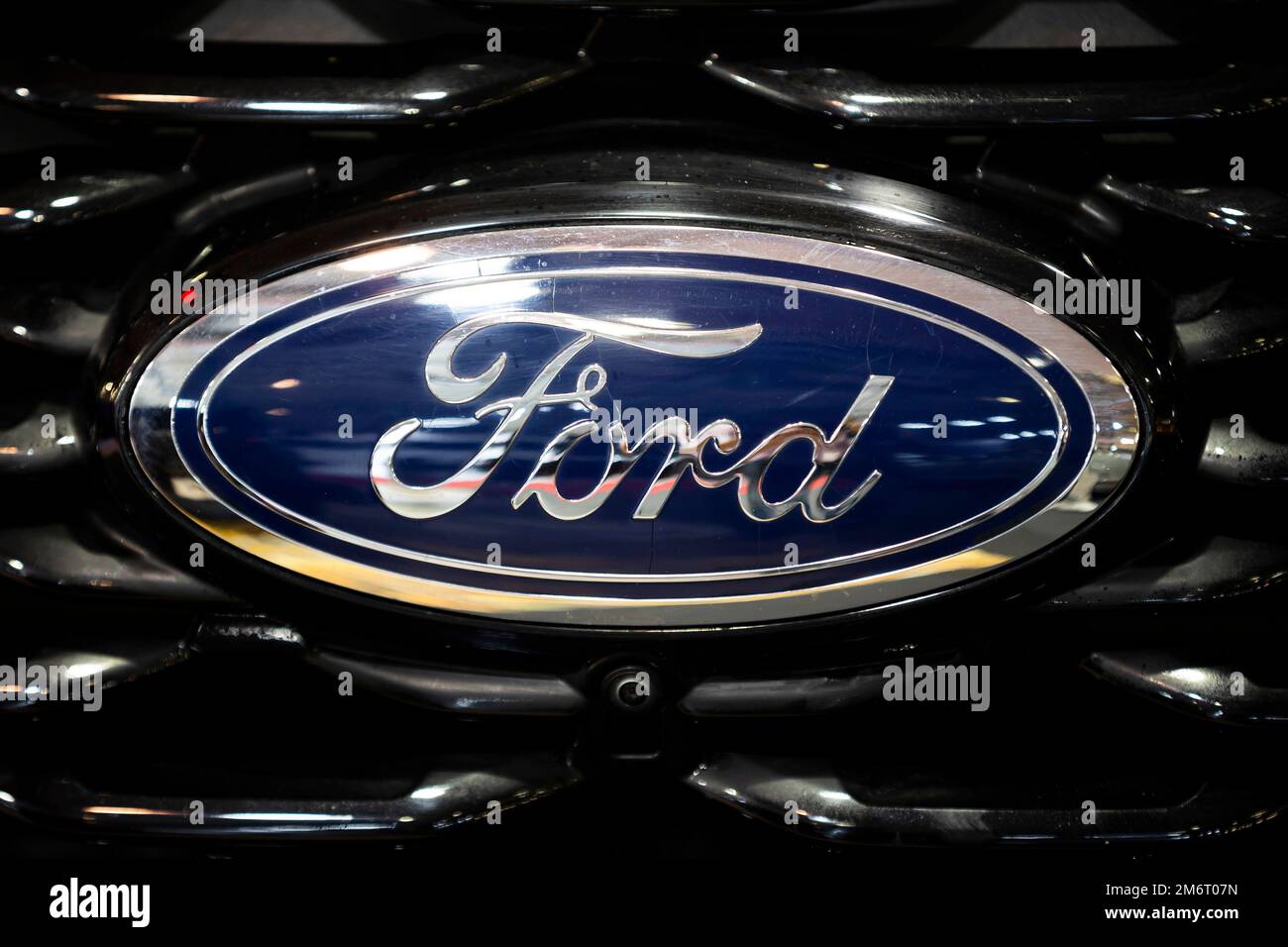 Ford logo emblem sign Stock Photo - Alamy