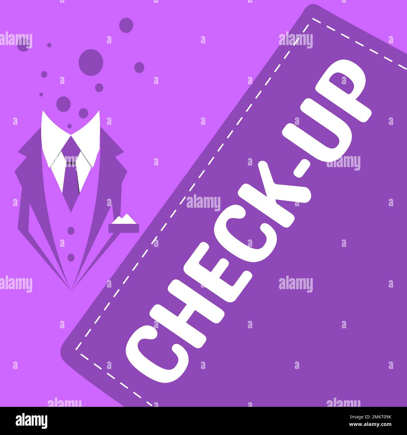 Hand writing sign Check Up. Concept meaning physical medical or ...