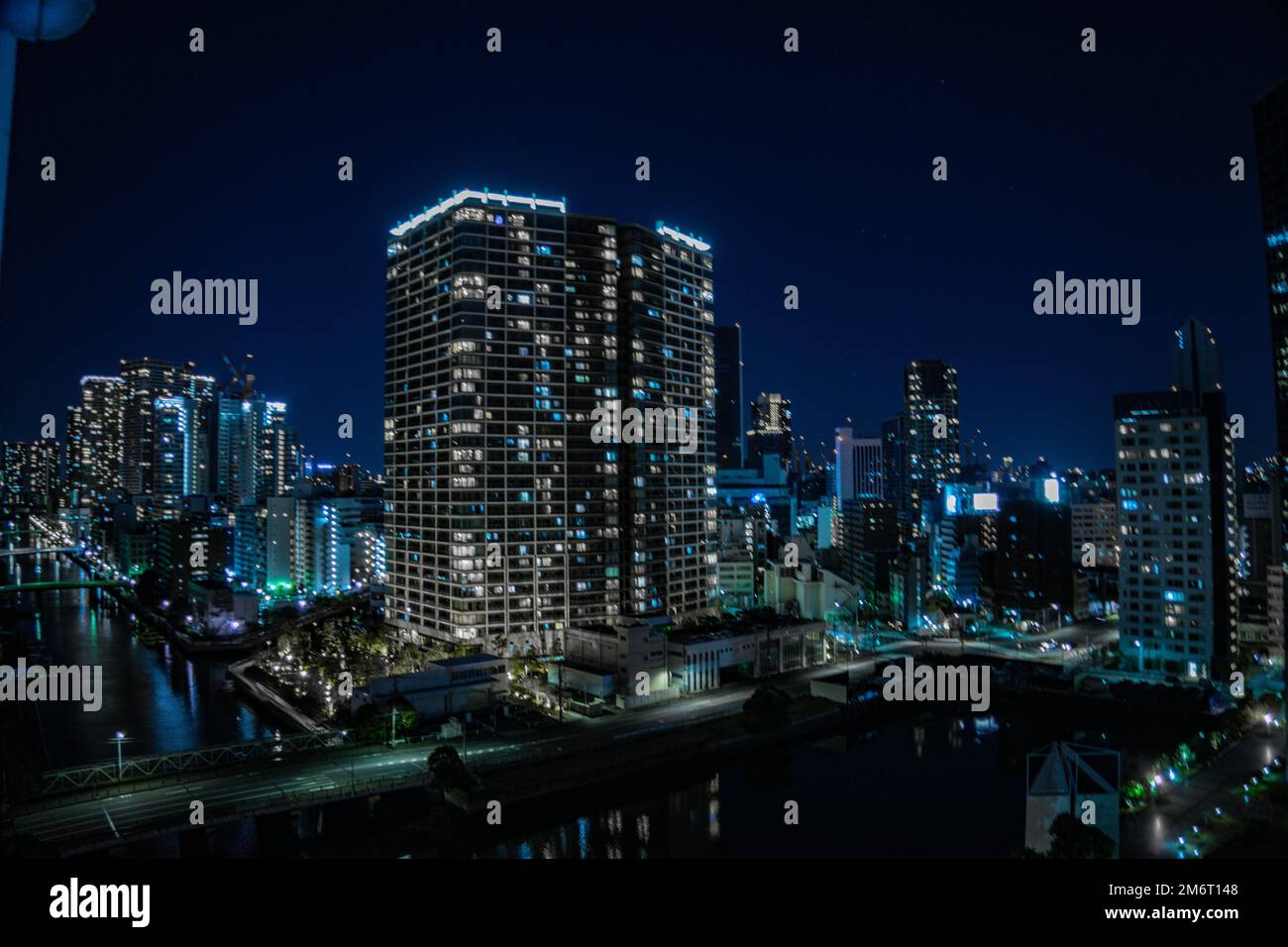 Skyscrapers visible from the Minato-ku, Tokyo Stock Photo - Alamy