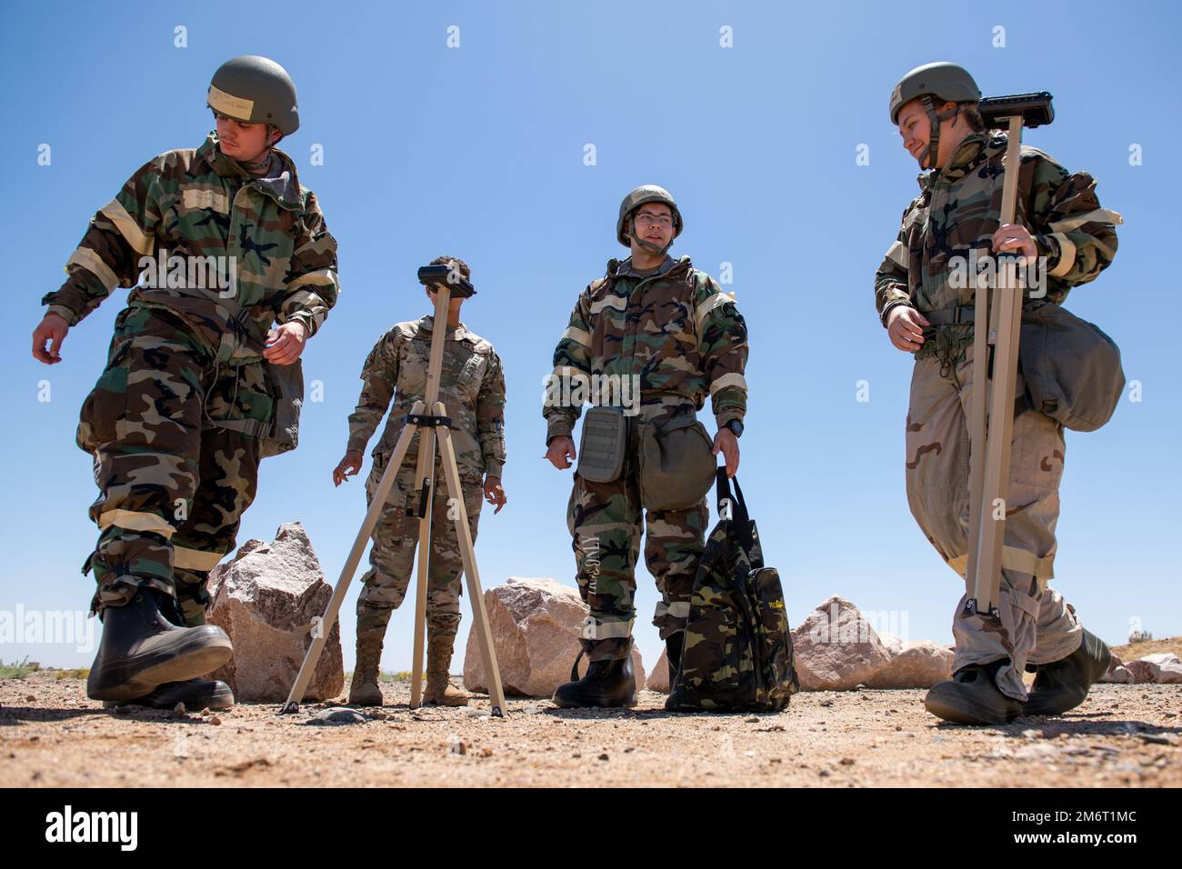U.S. Air Force Airmen assigned to the 56th Fighter Wing place ...