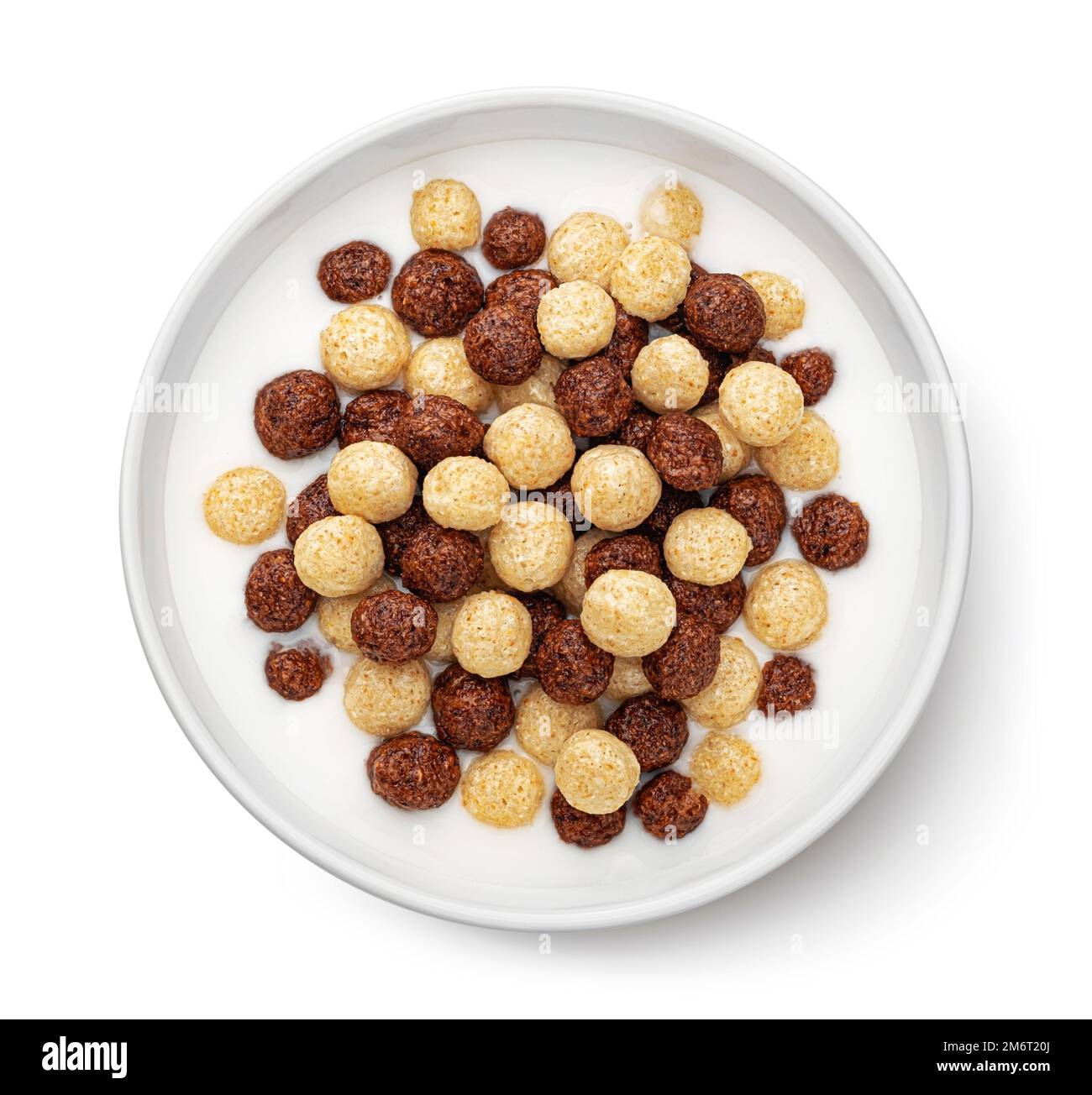 Chocolate balls corn flakes milk hi-res stock photography and images ...