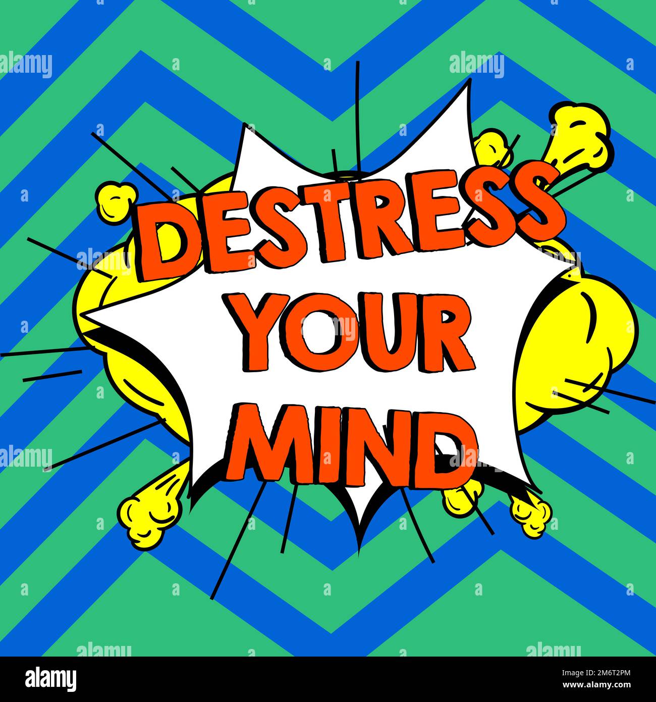 Conceptual caption Destress Your Mind, Conceptual photo to release ...