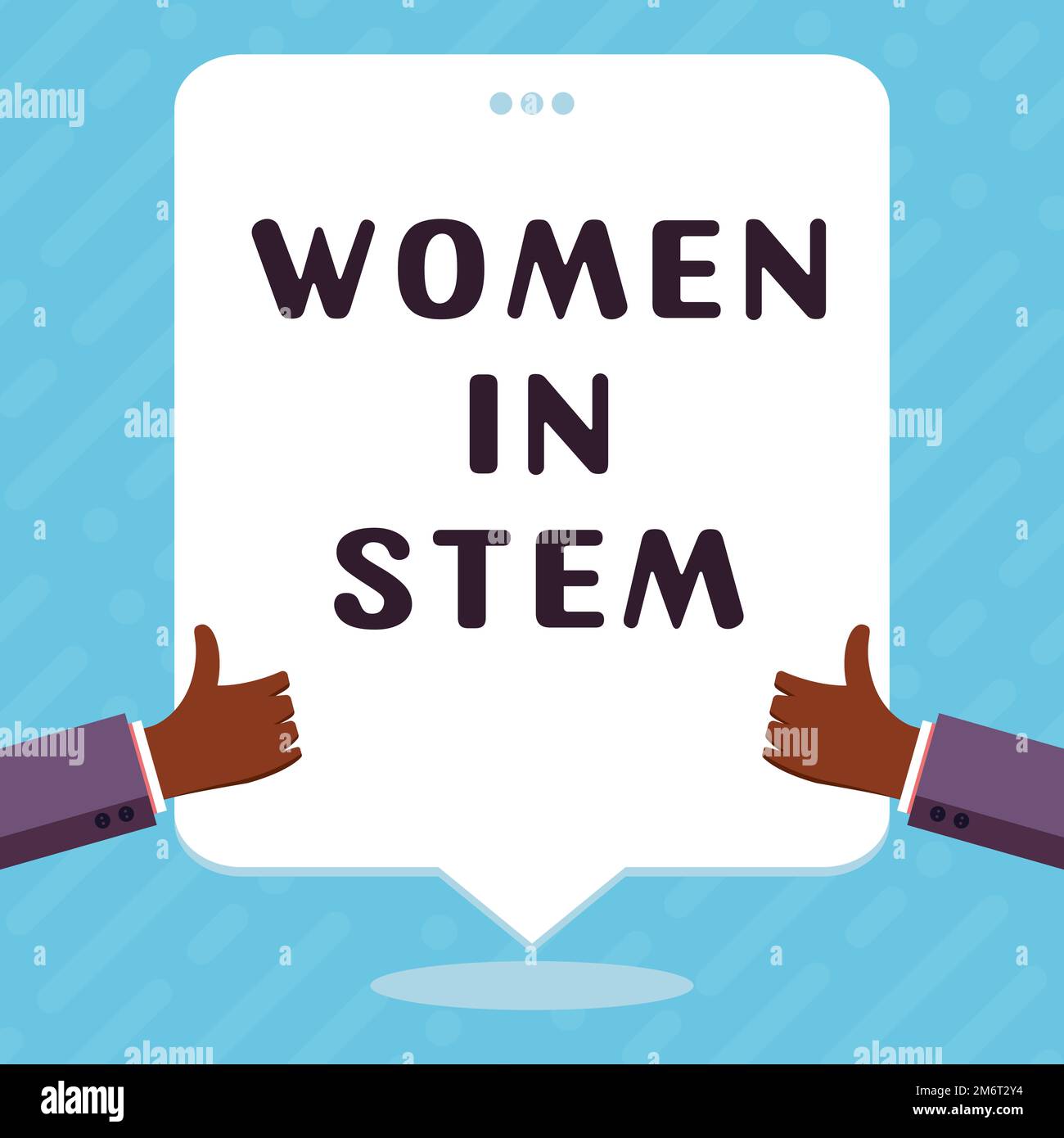 Conceptual caption Women In Stem, Business idea Science Technology ...