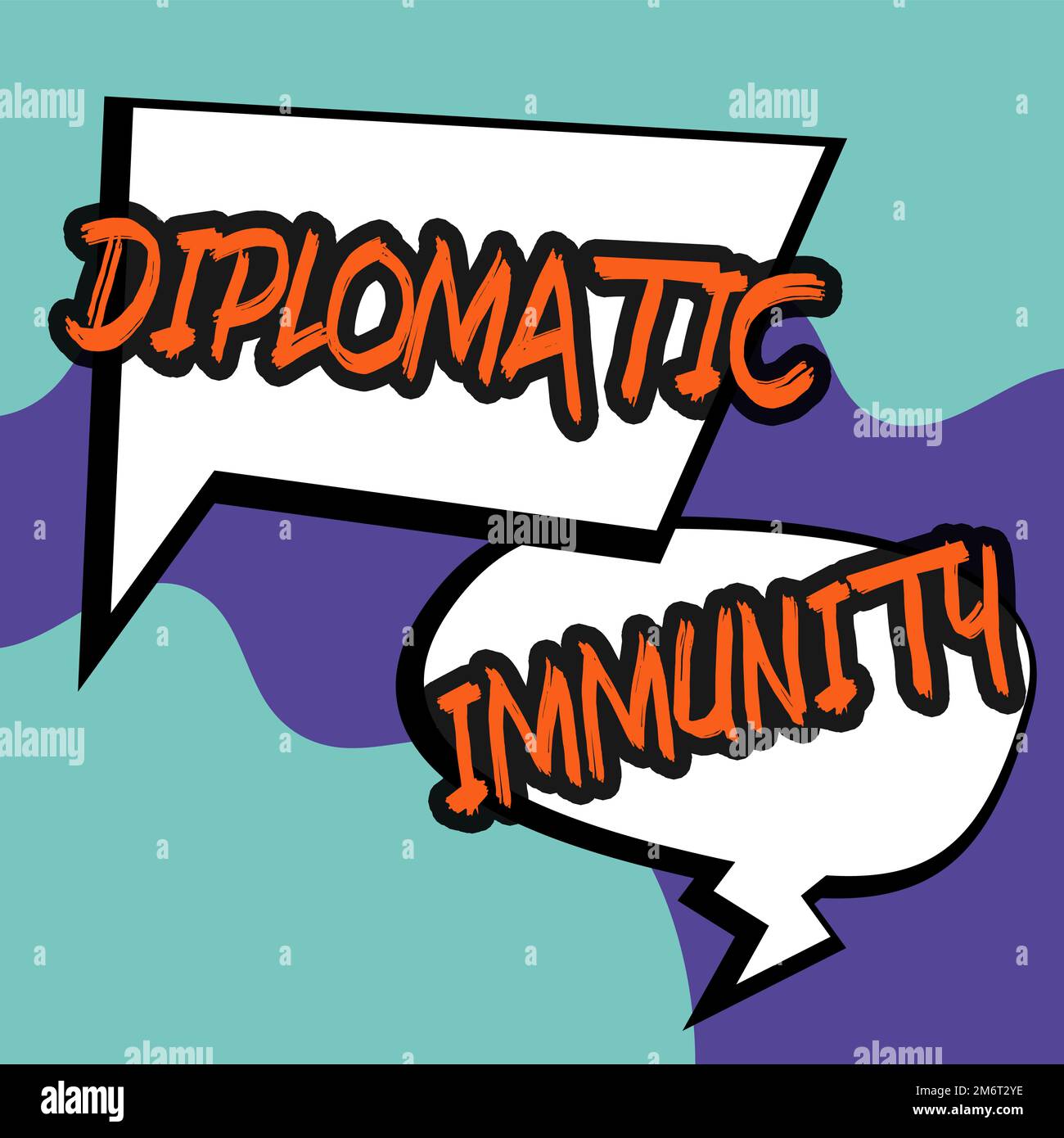 Text caption presenting Diplomatic Immunity, Internet Concept law that ...