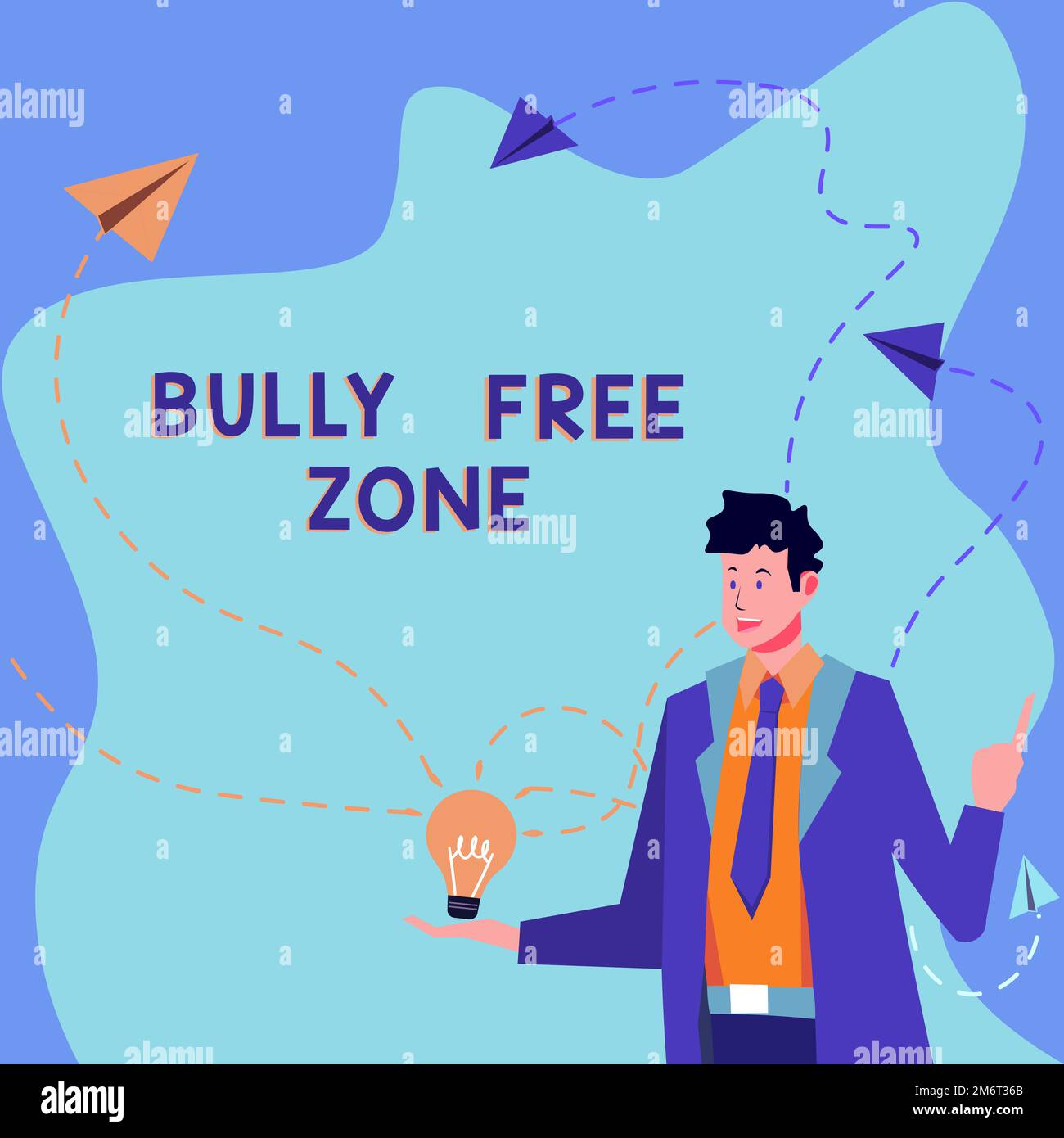 Inspiration showing sign Bully Free Zone, Word for Be respectful to ...