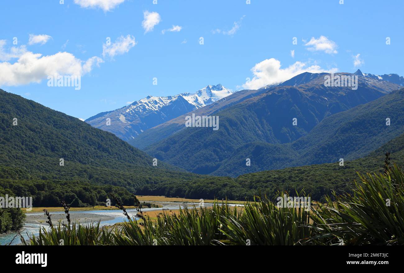 Makarora river new zealand hi-res stock photography and images - Alamy