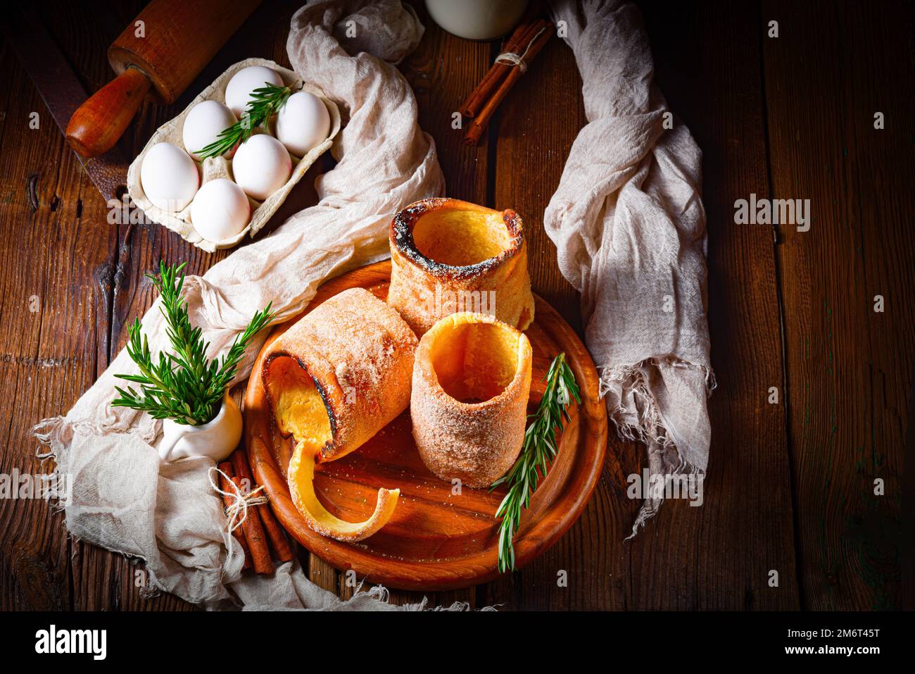 Trdelnik is a traditional pastry originating from Slovakia and the ...