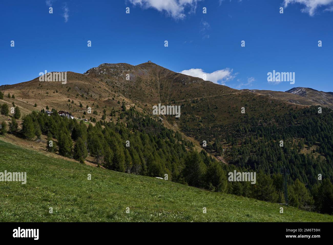 Sexten, Italy - September 19, 2022 - nature around Helmjet, upper ...