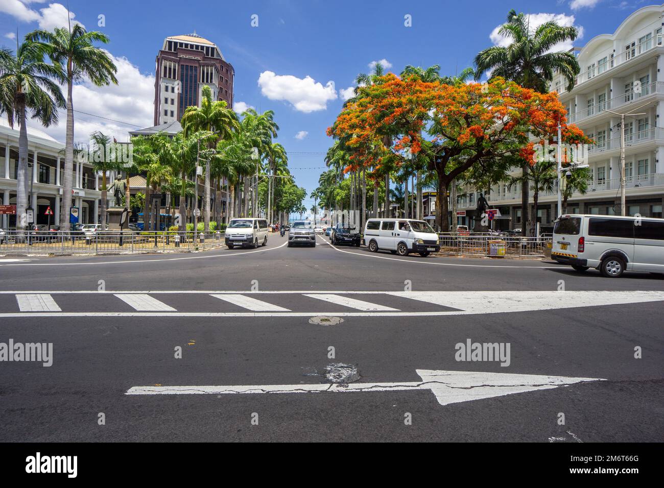 December 2021, Port Louis, Mauritius - Capital city Port Louis ...