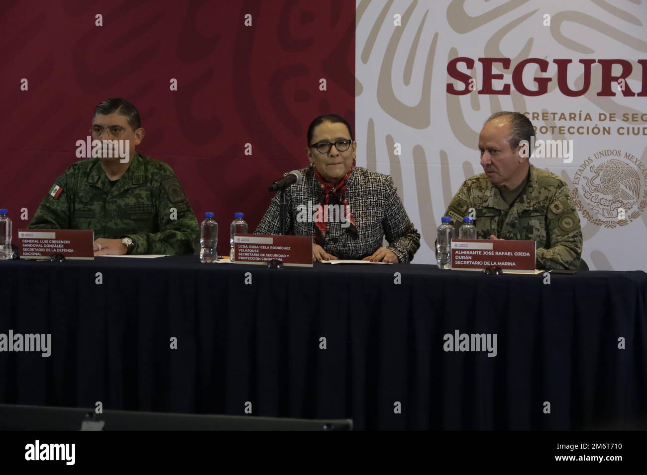 Mexico City, Mexico, January 5, 2023: The Secretaries of Federal ...