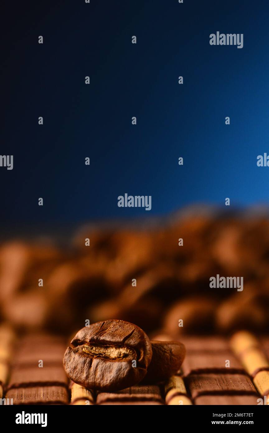Coffee seeds close up Stock Photo - Alamy