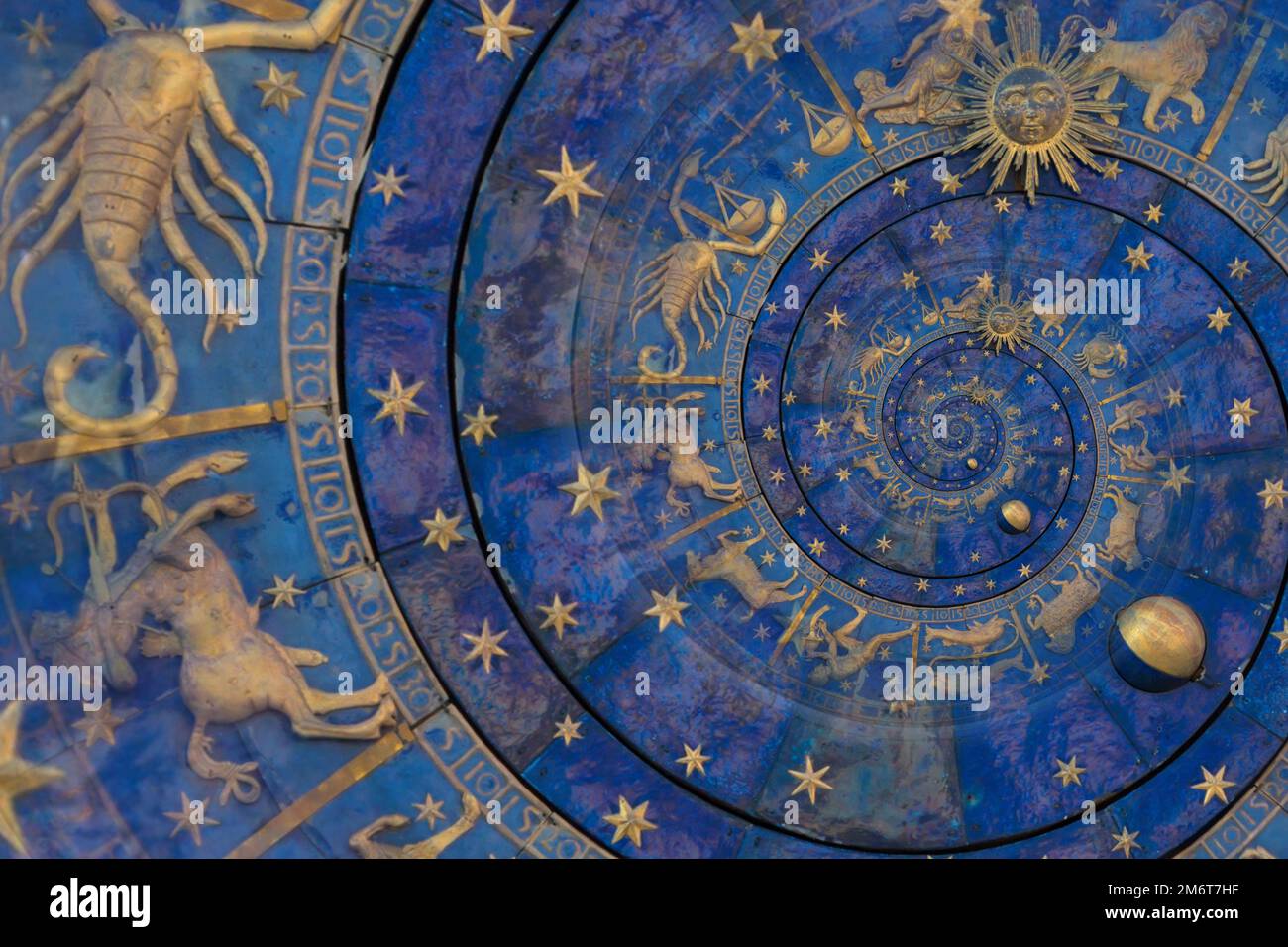 Astrological background with zodiac signs and symbol Stock Photo - Alamy
