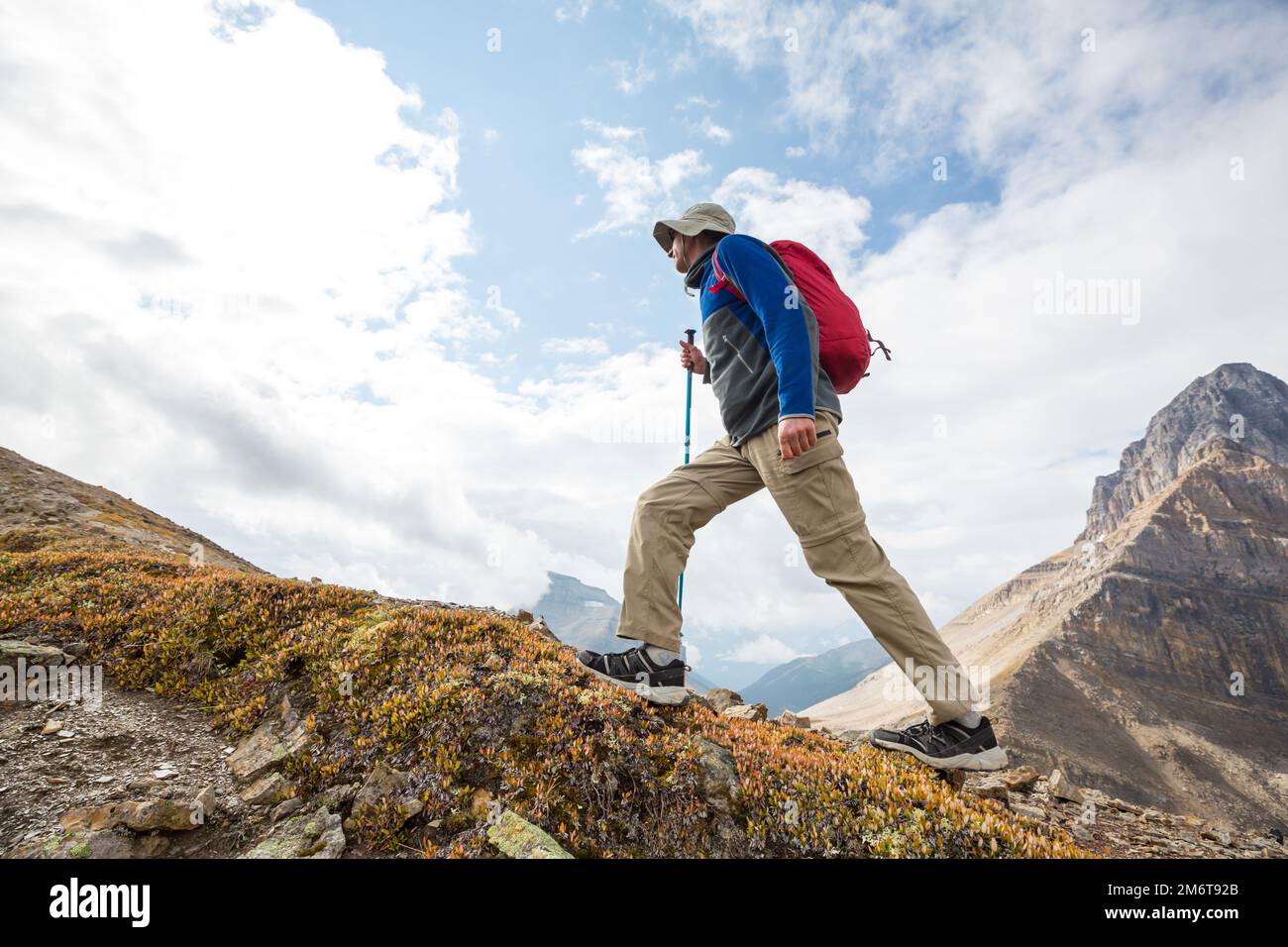 Hike in mountains Stock Photo - Alamy