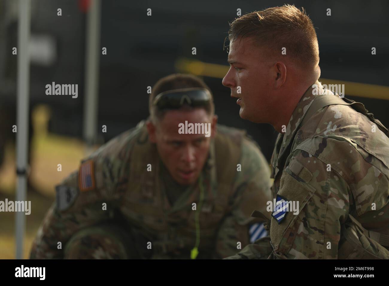 U.S. Army Sgt. Colby J. Kuberski, an M1 armor crewman gunner assigned ...