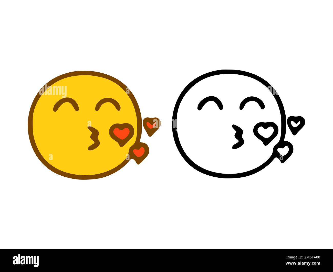 Kiss On The Cheek Emoticon