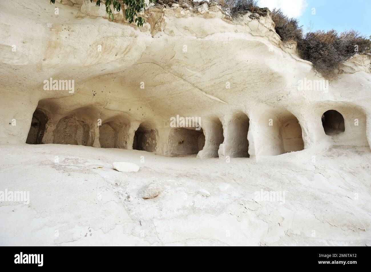 The caves of Beit Guvrin in Israel Stock Photo - Alamy