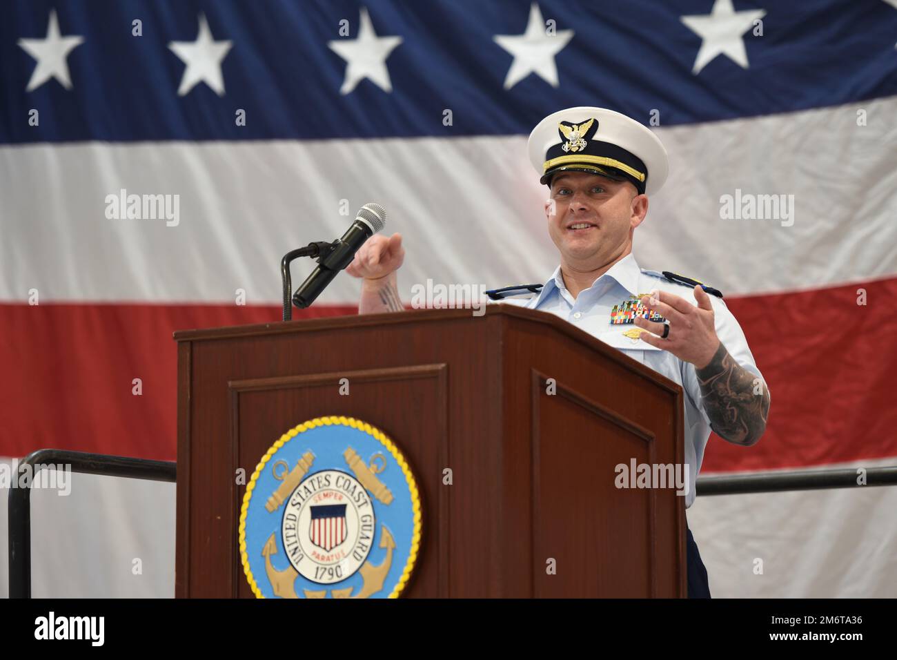 Chief Warrant Officer Daniel Garver, Commanding Officer of Coast Guard ...