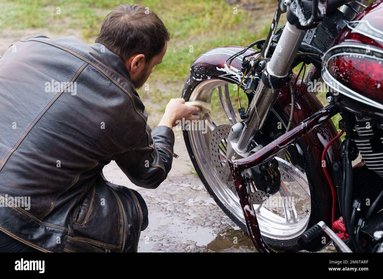 Motorcycle detailing hi-res stock photography and images - Alamy