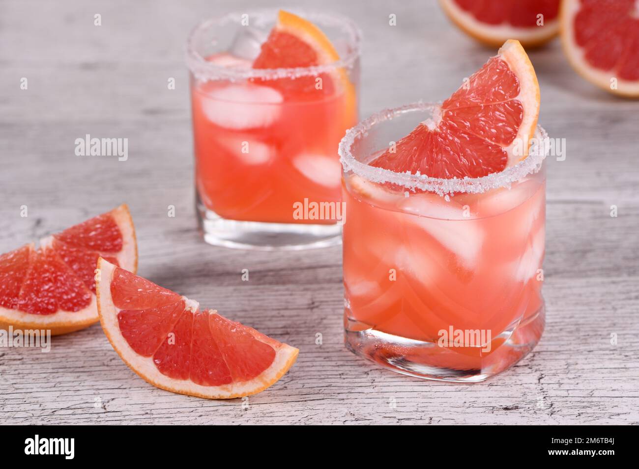 Cocktail Rose Paloma Stock Photo - Alamy