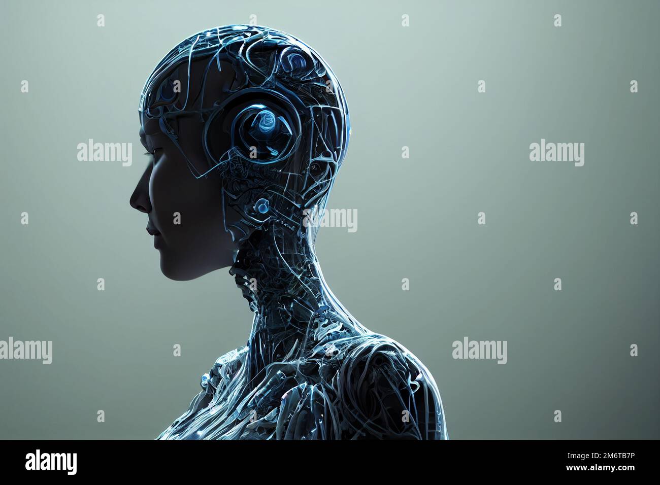 Female human robot hi-res stock photography and images - Alamy