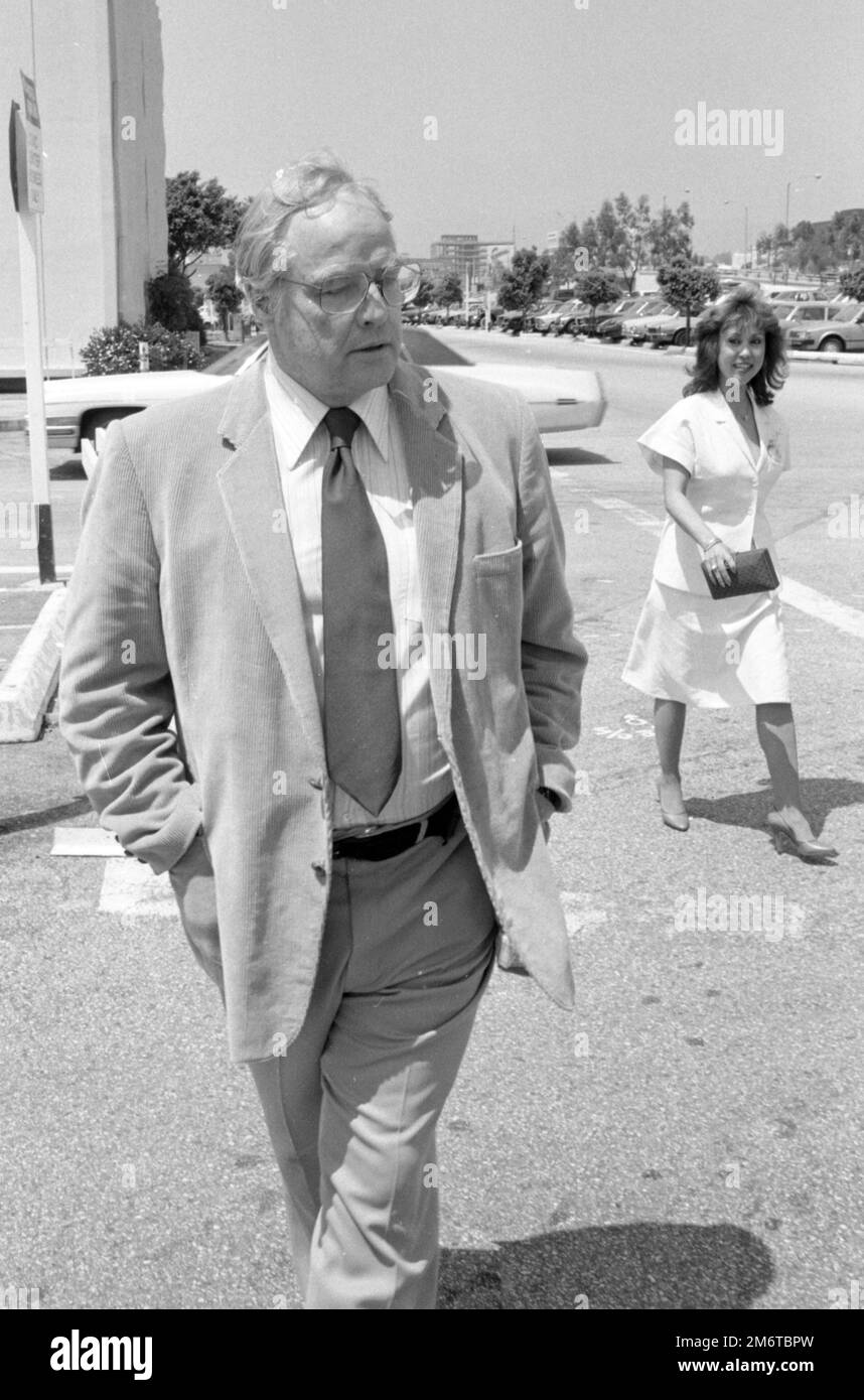 Marlon Brando at Santa Monica Superior Court during Caroline Barrett ...