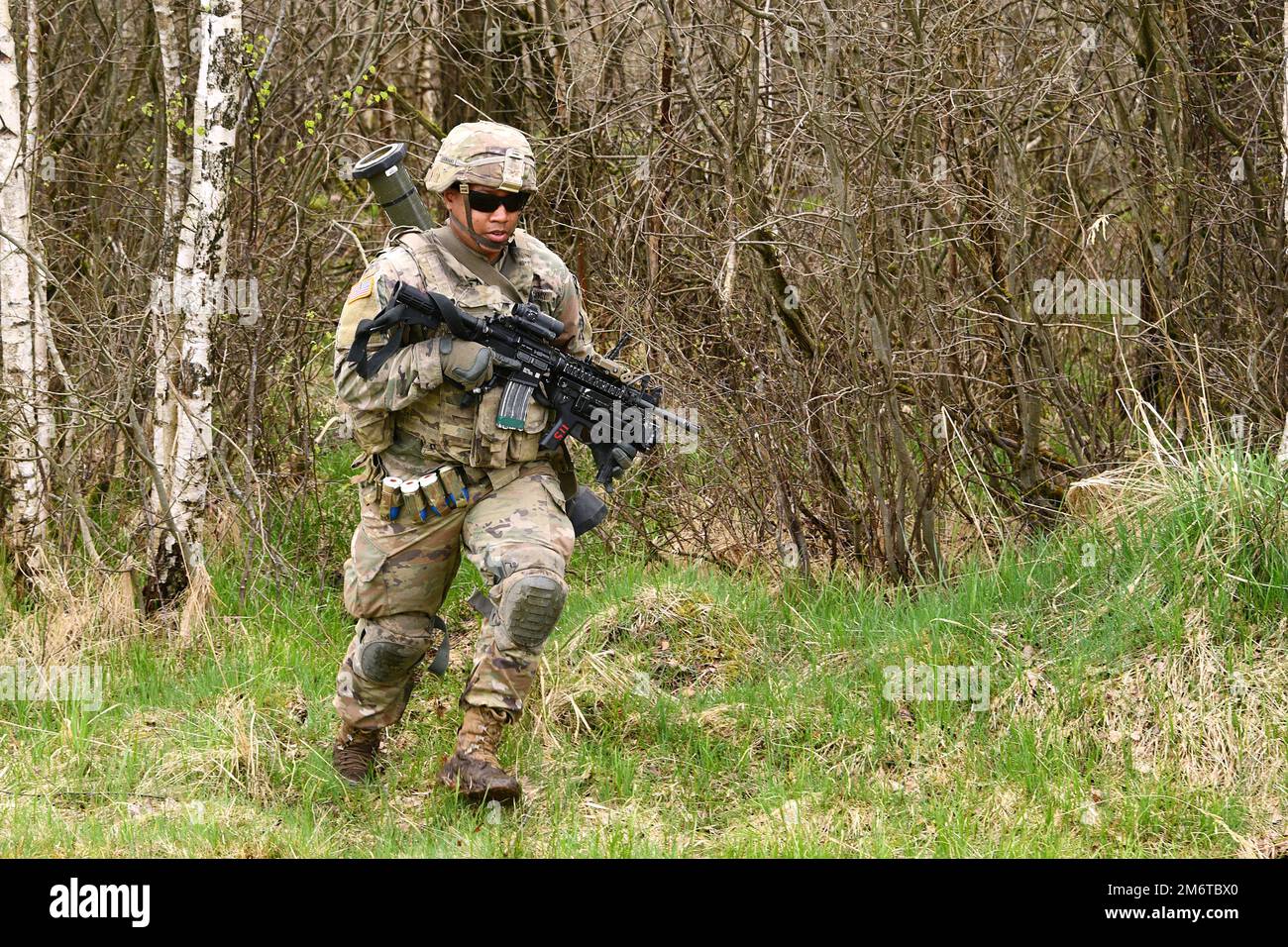 A U.S. Soldier, assigned to Bull Troop, 1st Squadron, 2nd Cavalry ...