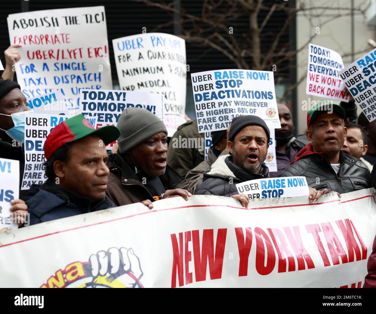Taxi strike new york hi-res stock photography and images - Alamy