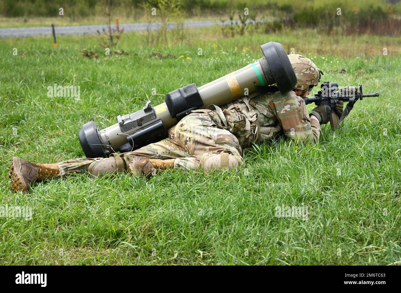 A U.S. Soldier, assigned to Bull Troop, 1st Squadron, 2nd Cavalry ...