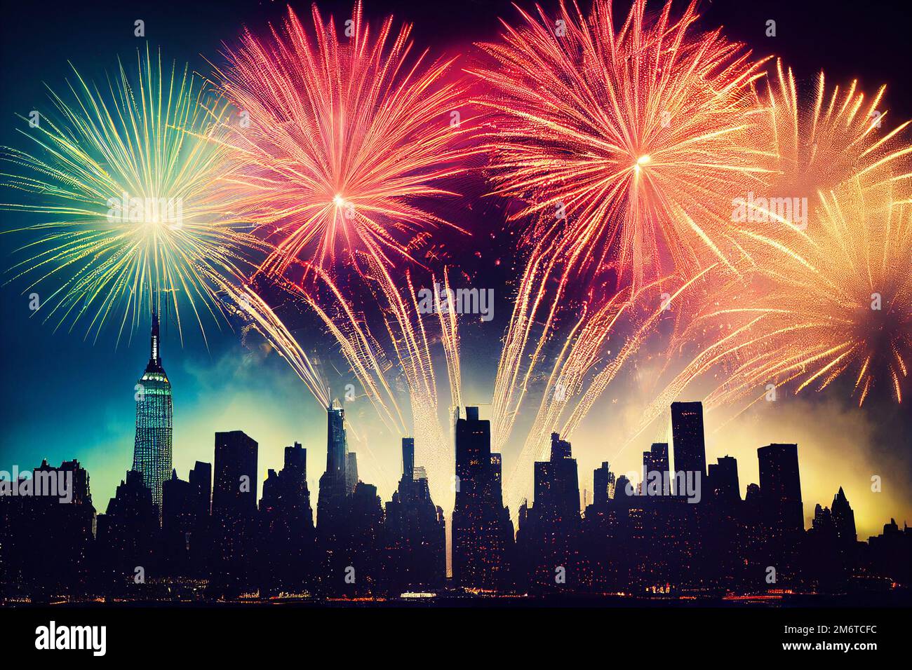 Independence day fireworks new york hi-res stock photography and images ...