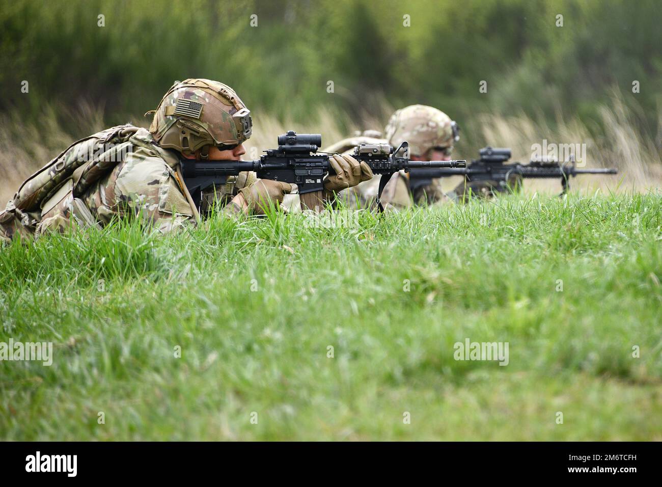 U.S. Soldiers, assigned to Bull Troop, 1st Squadron, 2nd Cavalry ...
