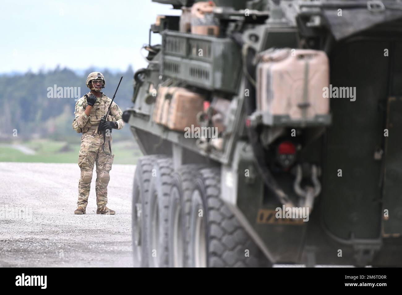 U.S. Army Staff Sgt. Christopher Dixon, assigned to Bull Troop, 1st ...
