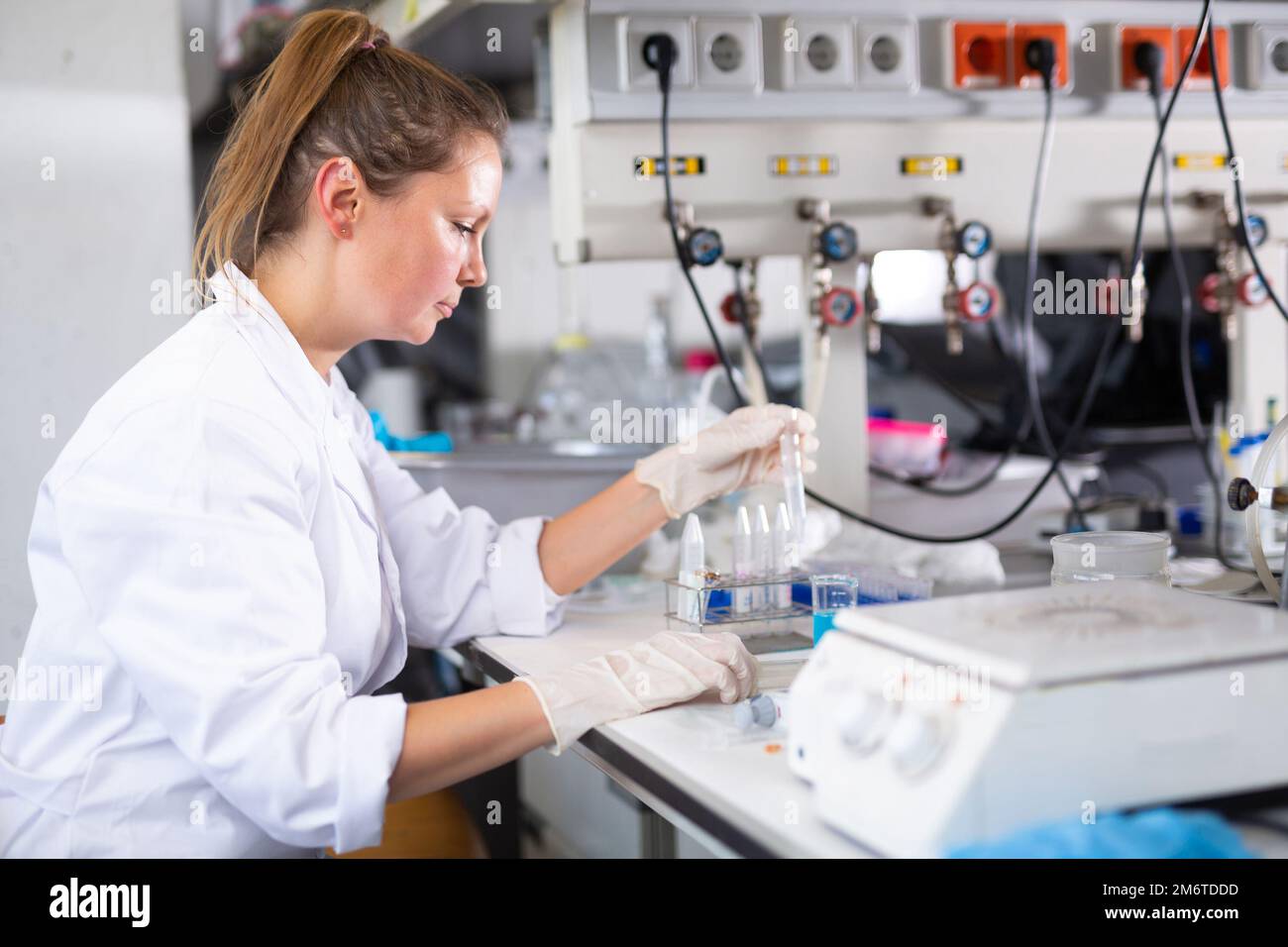 Female pharmaceutical technician work woman hi-res stock photography ...