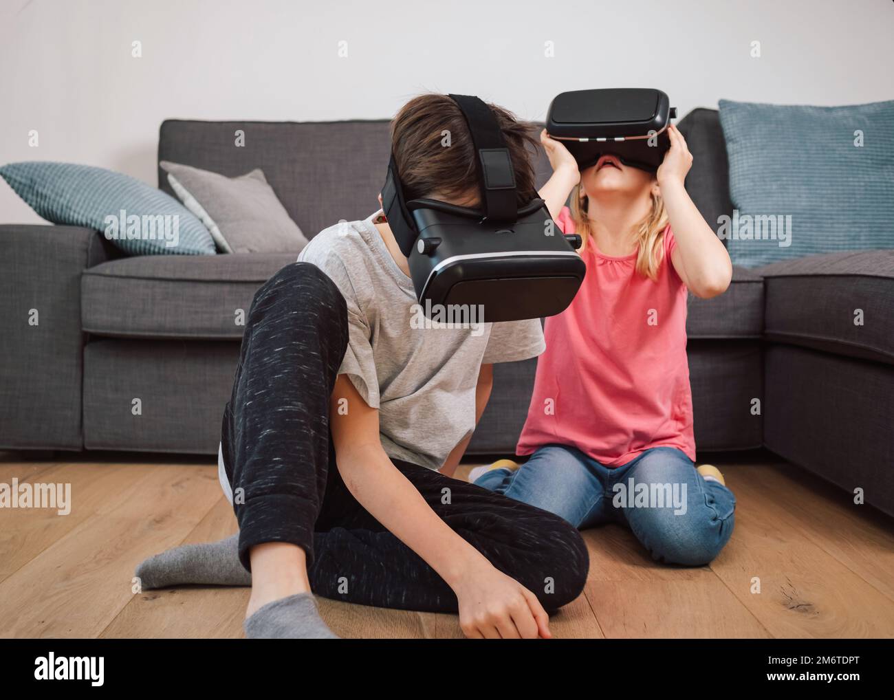 Brother and sister having fun hi-res stock photography and images - Alamy