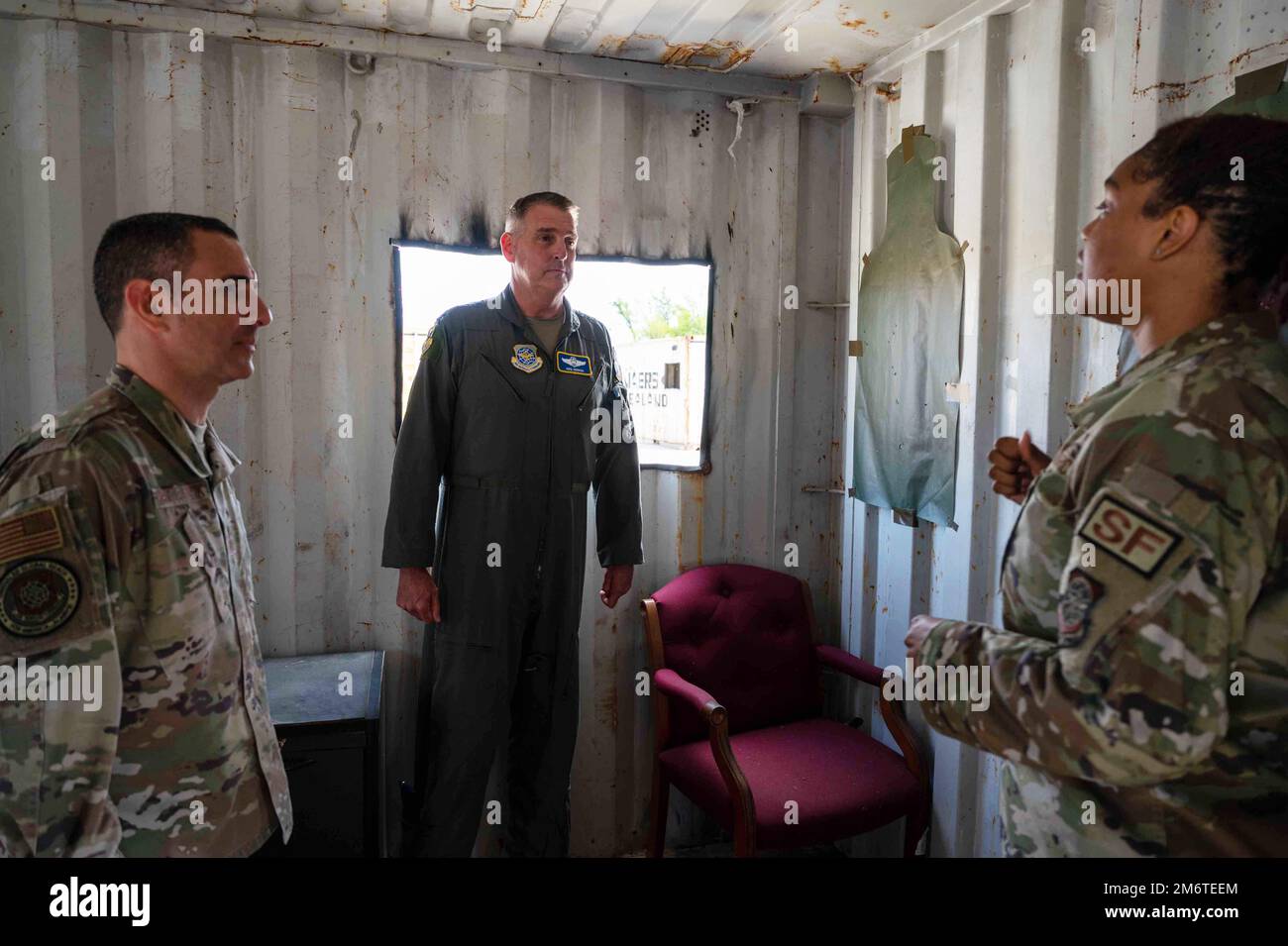 Tech. Sgt. Monique Young, right, 436th Airlift Wing Tactics and ...
