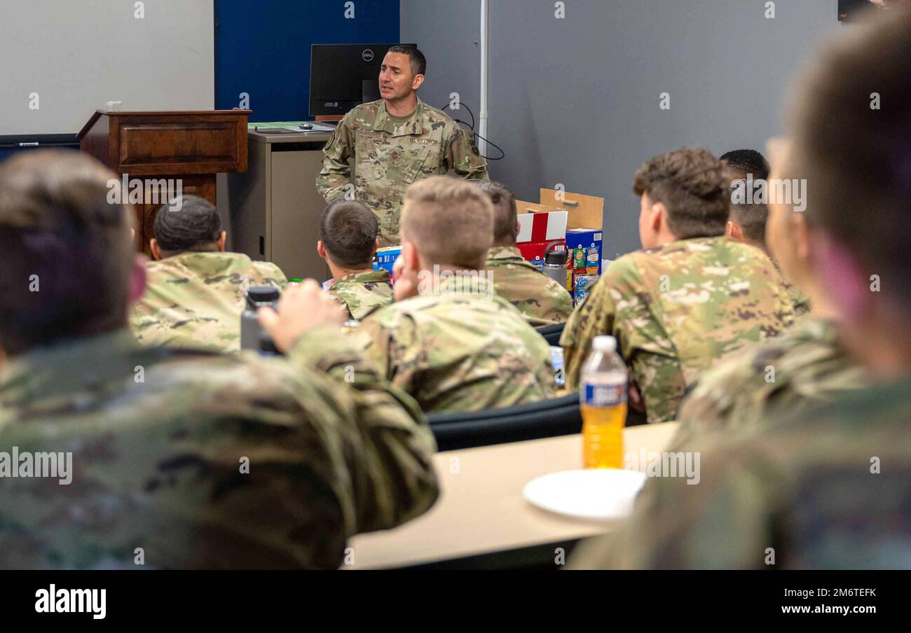 Chief Master Sgt. Brian Kruzelnick, Air Mobility Command command chief ...