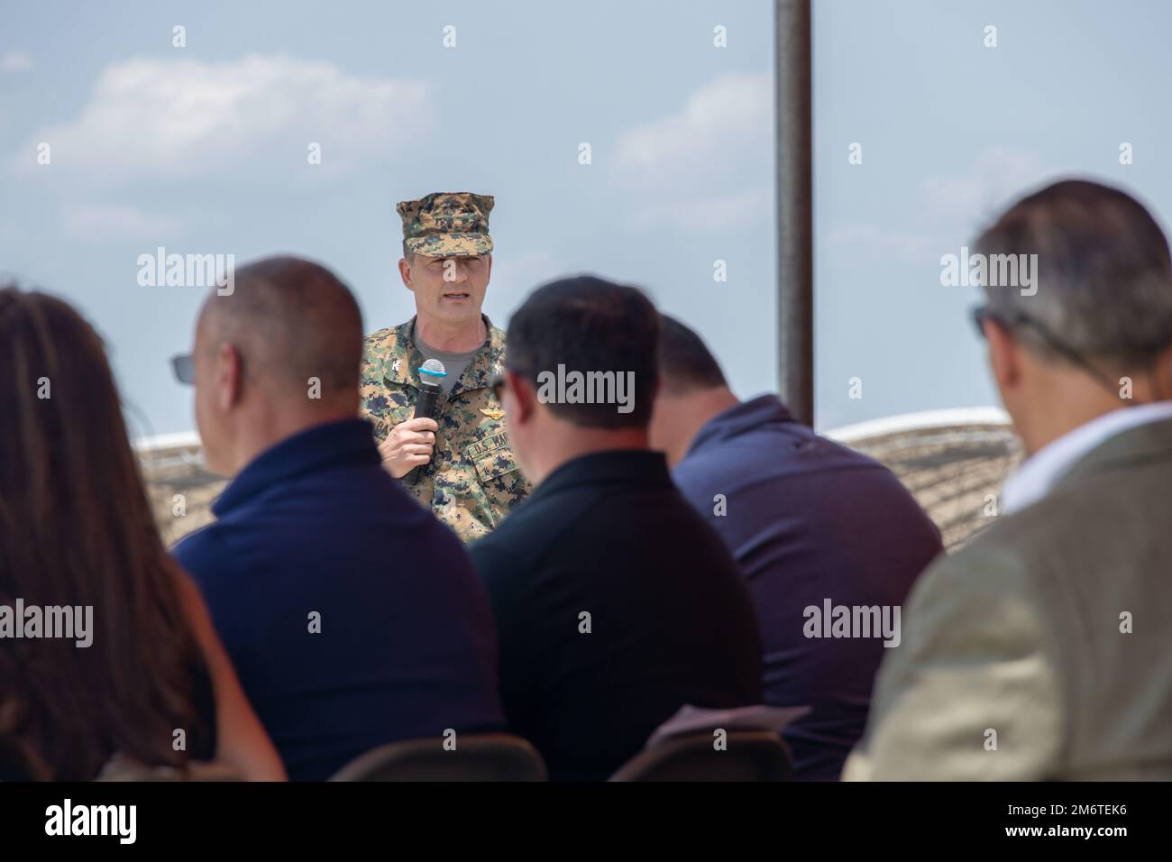 U.S. Marine Corps Col. Shawn M. Basco, commanding officer, Marine ...