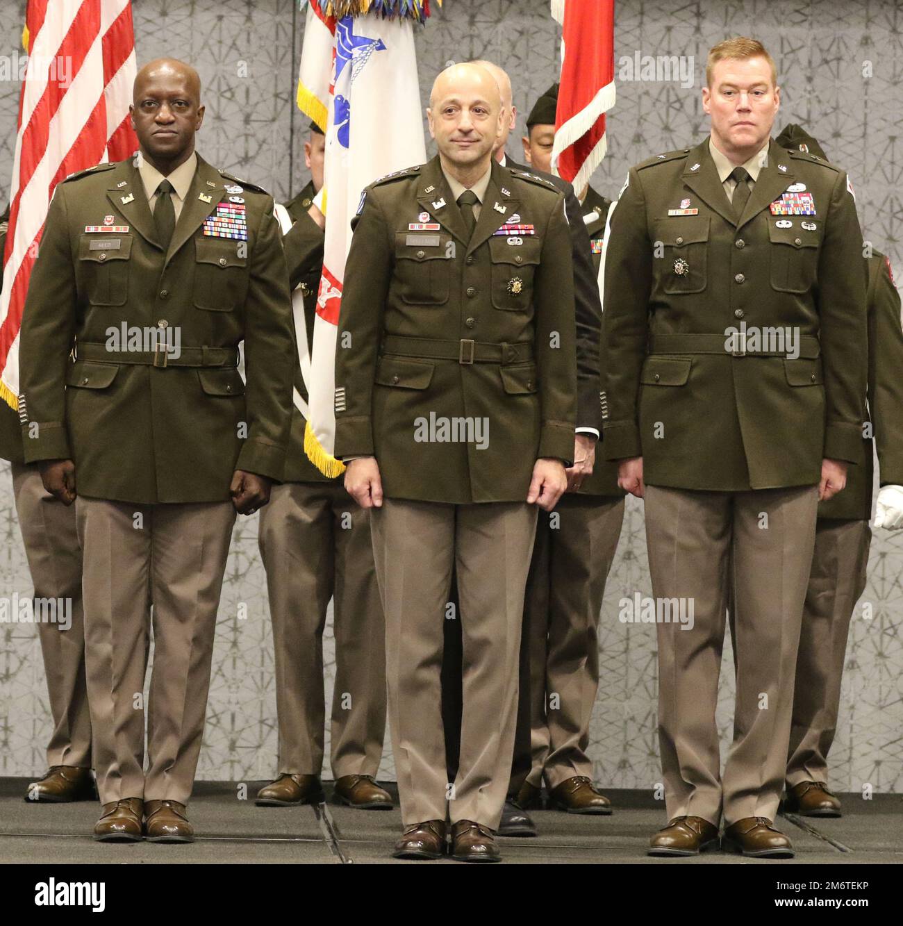 (From left to right) Col. Kenneth N. Reed took command of the ...