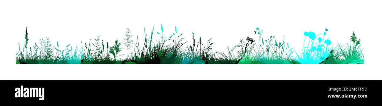 Vector green watercolor natural, organic, bio, eco label and shape ...