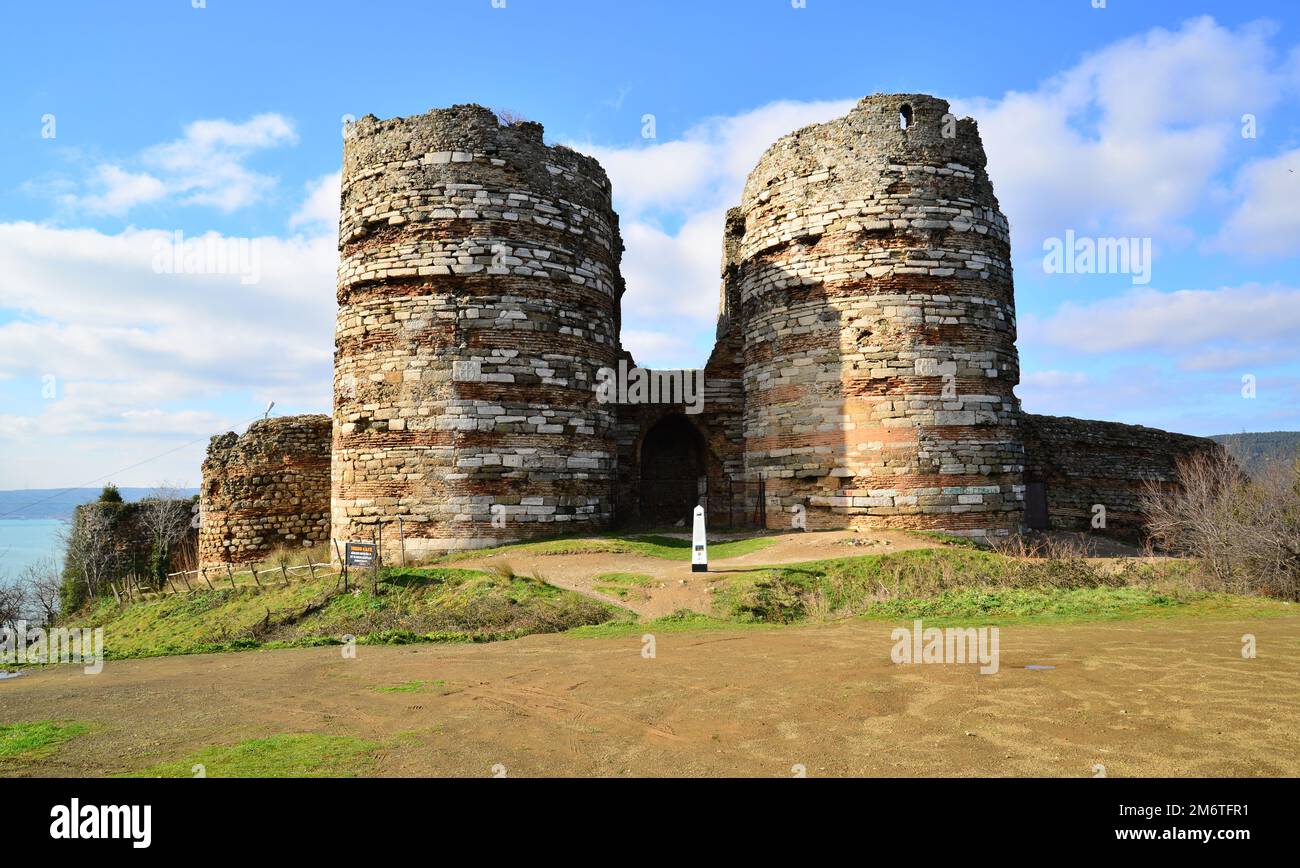 Located in Istanbul, Turkey, Yoros Castle is a castle from the Eastern ...