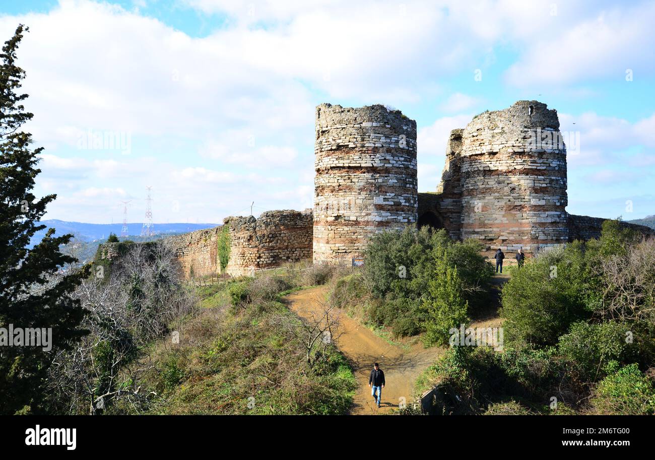 Located in Istanbul, Turkey, Yoros Castle is a castle from the Eastern ...