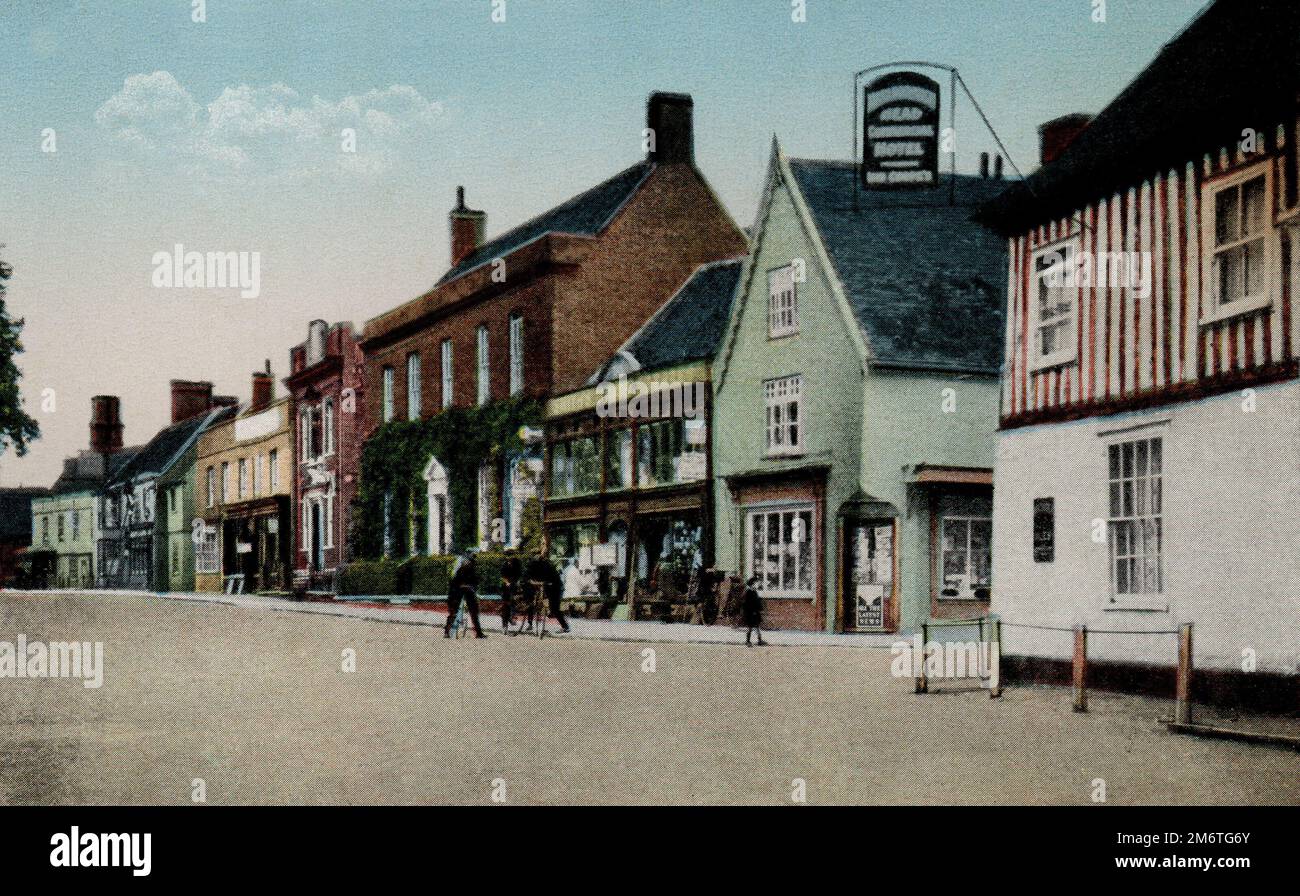 A Section of High Street Dedham Suffolk Stock Photo - Alamy