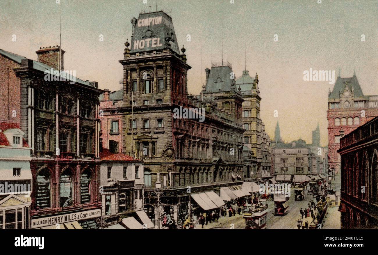Church Street Liverpool 1904 Stock Photo - Alamy
