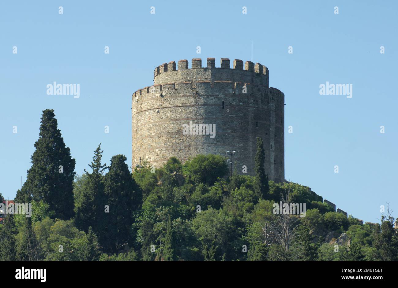 Rumeli Hisarı Castle, located in Istanbul, Turkey, was built by Fatih ...