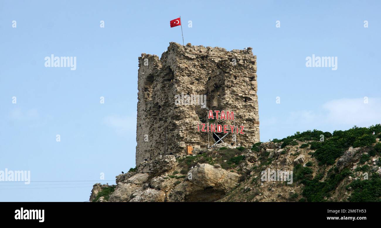 Sile Castle, located in Istanbul, Turkey, is a castle from the Genoese ...