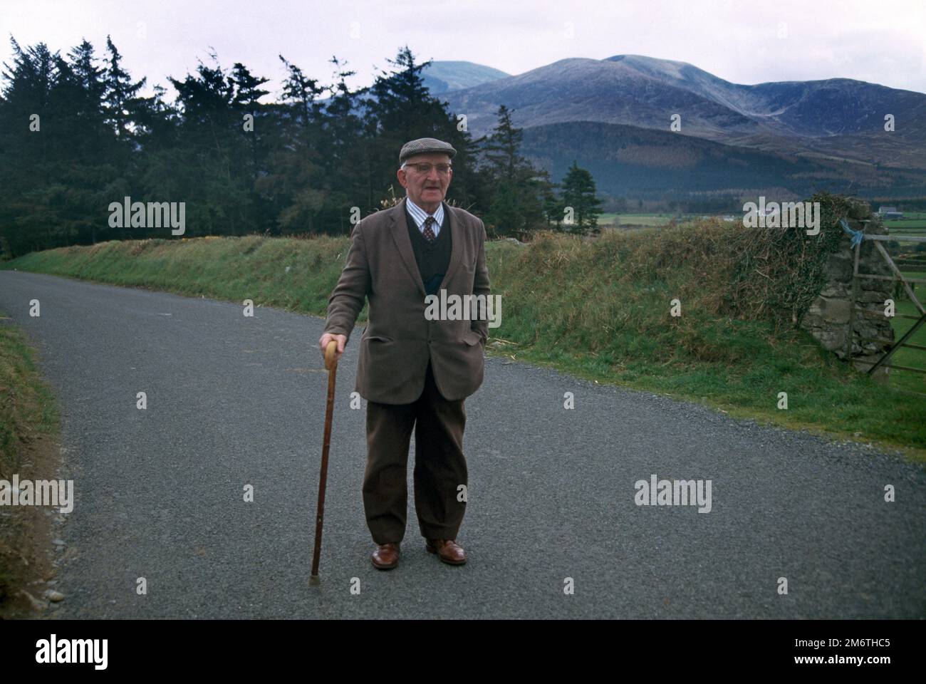 Irish man walking stick hi-res stock photography and images - Alamy