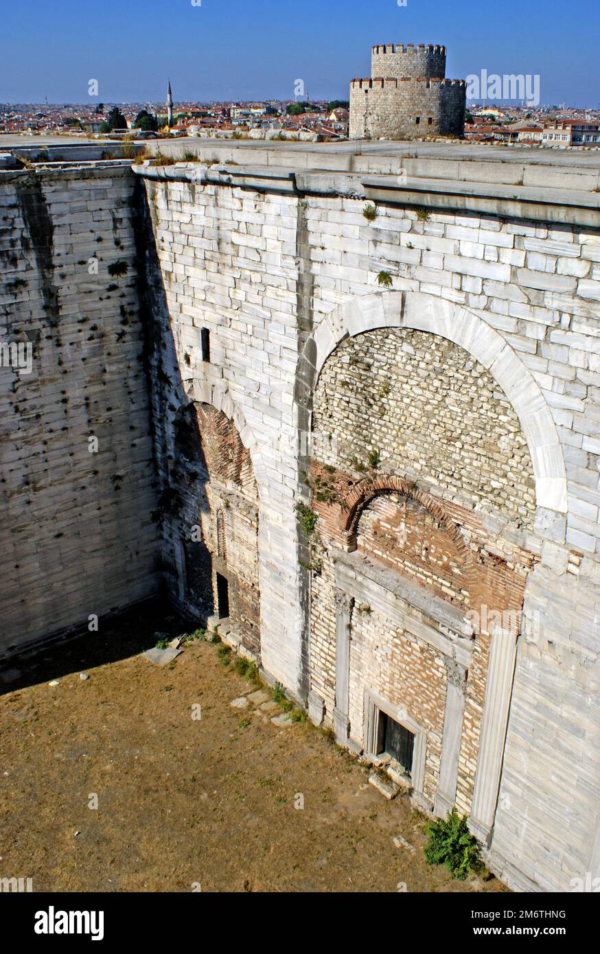 Yedikule Walls, located in Istanbul, Turkey, were built during the ...